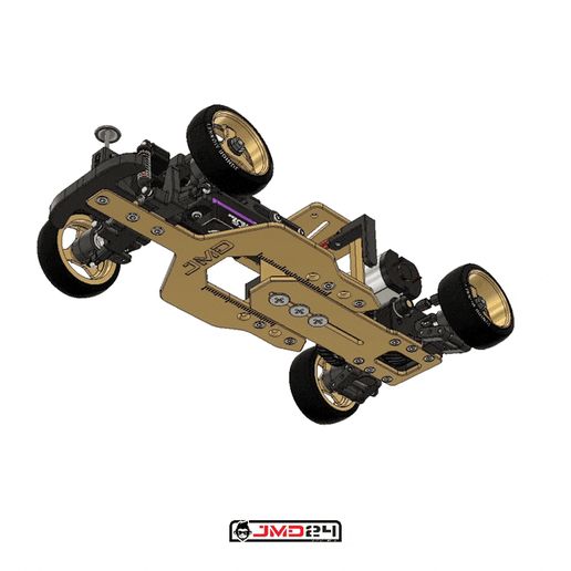 📻 JMD24 Drift Chassis・ 3D File for 3D printing・Cults