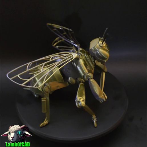 🤖 Robot Bee・Free STL File for 3D printing・Cults