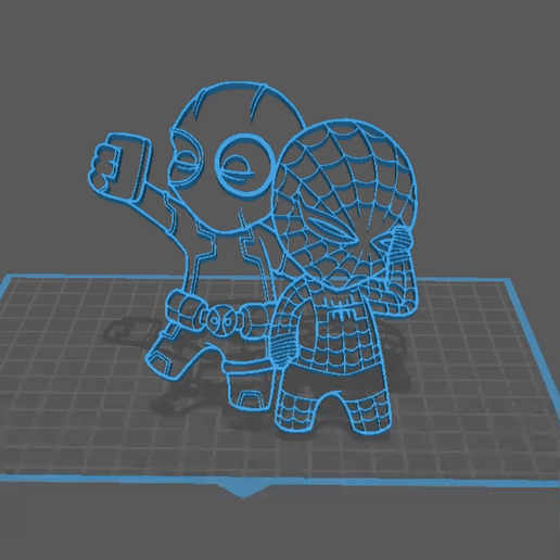 Spider Man Deadpool Cults3d 3d Model 3drop