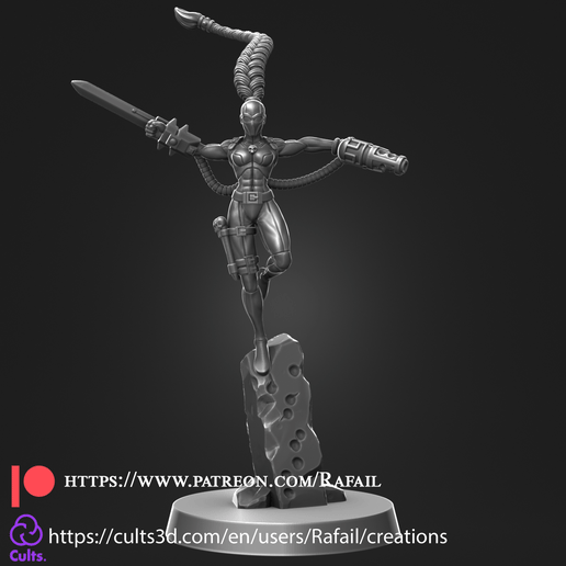 3D file Callidus Assassin 🔨 ・Template to download and 3D print・Cults
