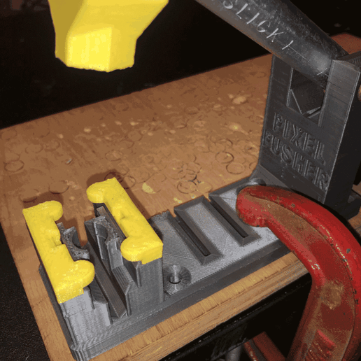 🟪 Bullet and Square Pixel Pusher・ STL File for 3D printing・Cults