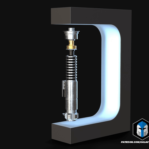 3D file Floating Lightsaber - Luke Skywalker - 3D Print Files ・3D print ...