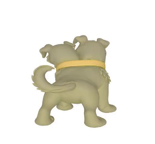 🐕 FUN Two Head Dog Stl Glb for 3D Printer・ STL File for 3D printing・Cults