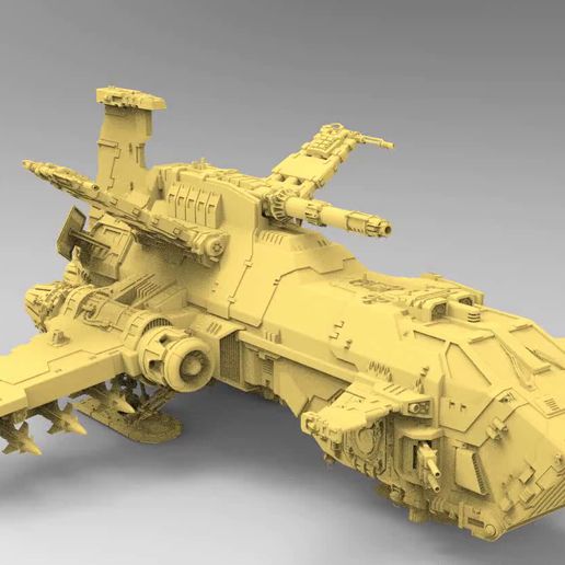 🩸 Legion Thunderhawk Gunship_2・ 3D File for 3D printing・Cults