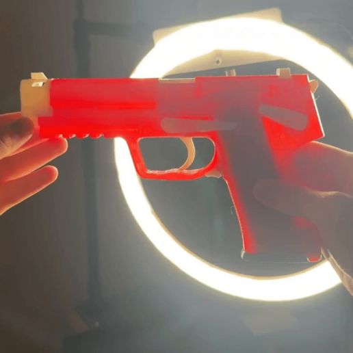 👻 SG-09 R Silver Ghost Intractable handgun Resident evil 4 Remake・ STL ...