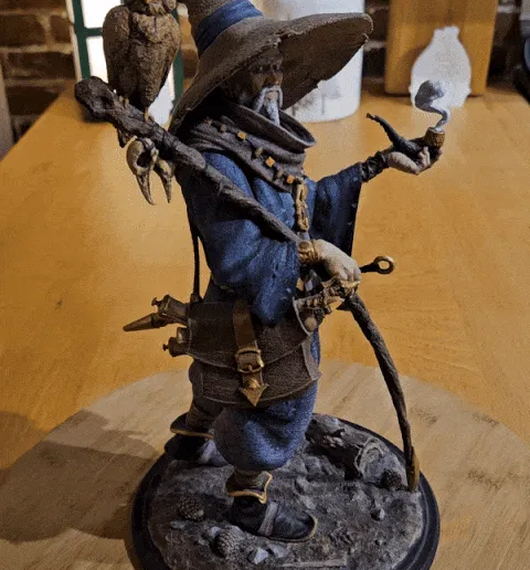🎲 The Wizard・ STL File for 3D printing・Cults