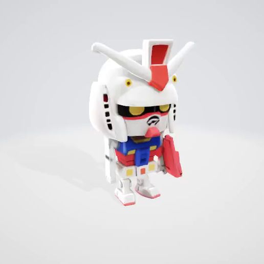🤖 Gundam small suit figure・ STL File for 3D printing・Cults