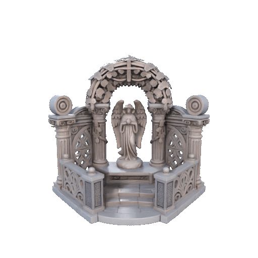 👼 Gothic Angel Monumental Altar / Temple - Detailed Mystical Structure ...