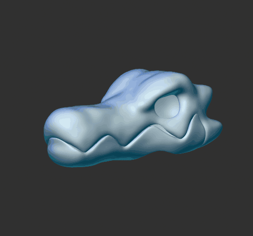 🐊 Gummigoo cosplay head tadc・ STL File for 3D printing・Cults