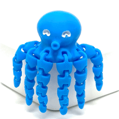 3D printed Cute Mini Octopus • made with Creality ender-3 pro・Cults