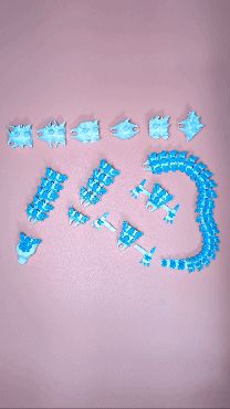 3MF file Flexi Build Crystal Dragon 🔮 ・3D printer design to download・Cults