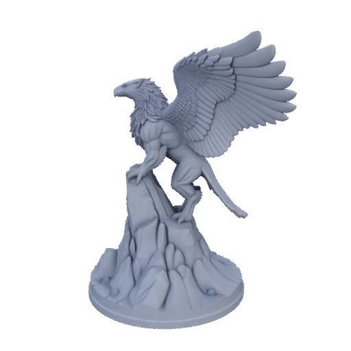 👹 Majestic Gryphon Fantasy Monster | Griffin Hippogriff Flying Mount ...