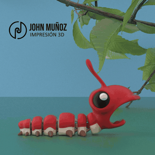 🐛 Screaming Caterpillar / Screaming Caterpillar・Бесплатный STL для 3D ...