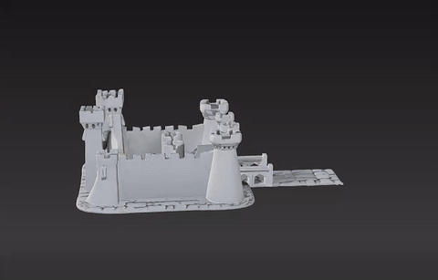 3D file GMA Medieval Castle STL for 3D Printer 🏰 ・3D printable model to ...