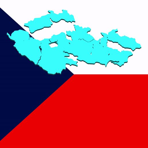 STL file Country Puzzle - Czechia 🧩 ・3D print design to download・Cults