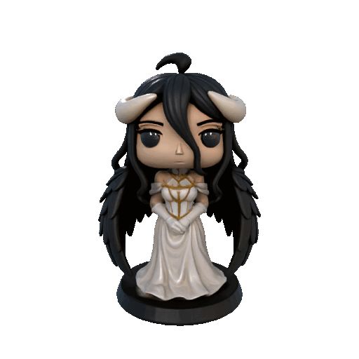 👾 Albedo - Overlord (Funko Pop 3D Figure)・ STL File for 3D printing・Cults