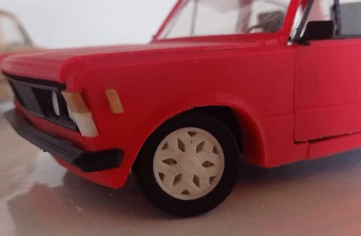 🚗 Fiat / FSO 125p car scale 1:18・ 3D File for ・Cults