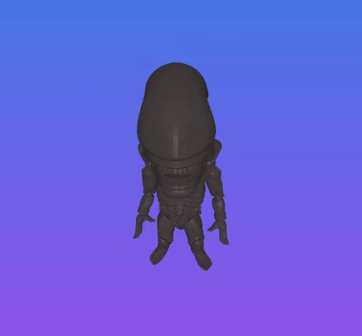 👽 Mini Alien・ STL File for 3D printing・Cults