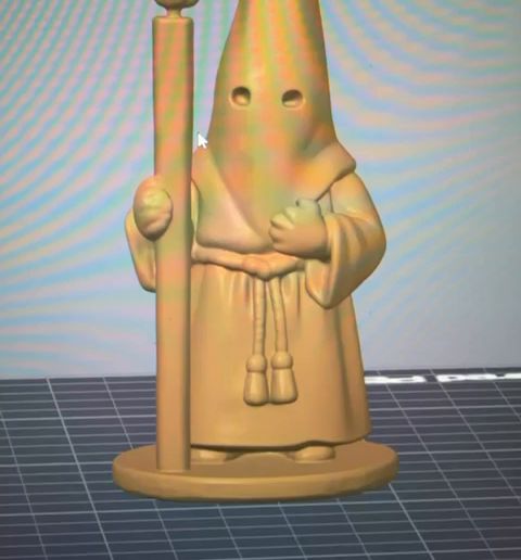 🎨 Nazareno penitente con cirio・ 3MF File for 3D printing・Cults