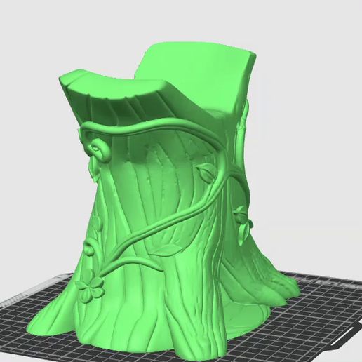 🌳 Enchanted Tree Trunk Book Stand – 3D Printable Fantasy Decor・Free STL ...