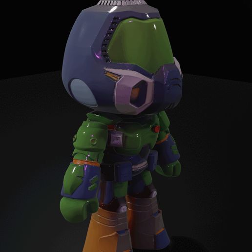 🪖 Doomguy Collectible DOOM・ STL File for 3D printing・Cults