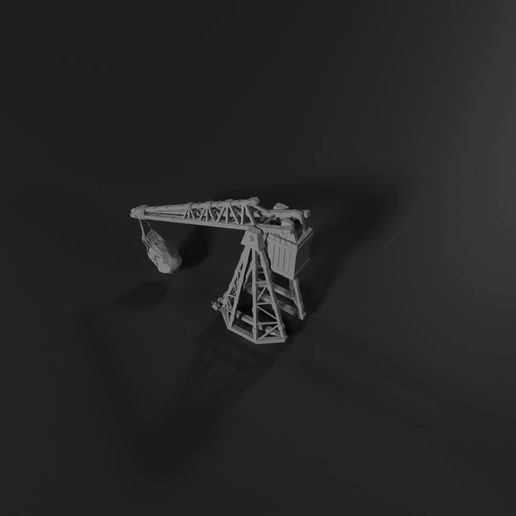 📁 Large Trebuchet - STL file・ STL File for 3D printing・Cults