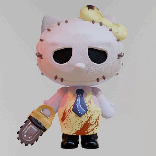 👋 HELLO KITTY LEATHERFACE - TEXAS CHAINSAW MASSACRE・ 3D File for 3D ...