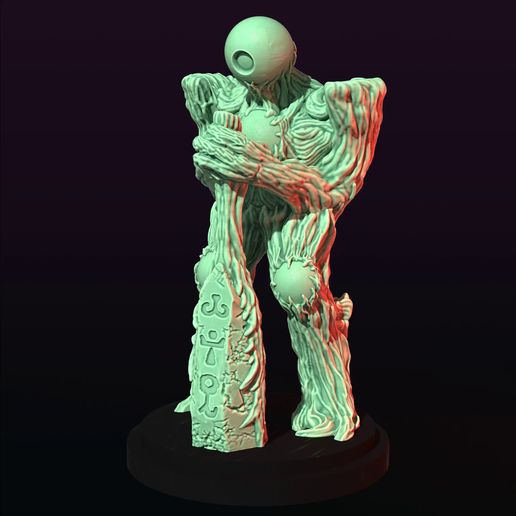 🪵 Wooden Guardian・Free STL File for 3D printing・Cults