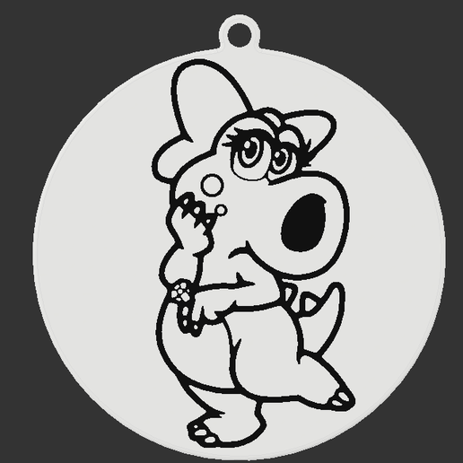 yoshi and birdo coloring pages