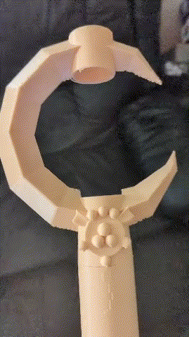 ⬆️ Light up collapsing saber Moon・Free STL File for ・Cults