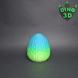 Free 3D file Warrior Lizard Scaly Egg - Egg Scaly Warrior Lizard Toy ...