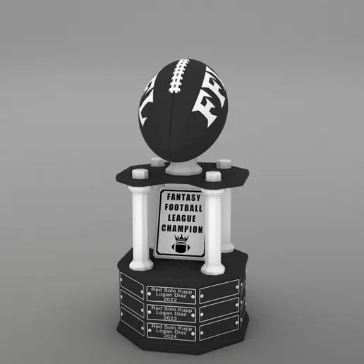 🏈 Epic Fantasy Football Trophy (STL)・ 3D File for 3D printing・Cults