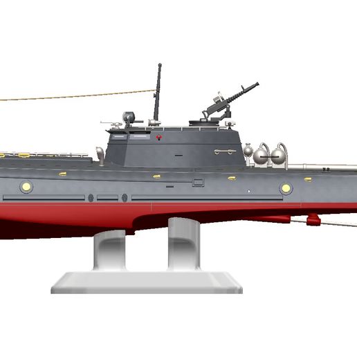 🛥️ Tupolev G-5 Torpedo Boat – 1:24 Scale | 80 cm 3D Printable RC ...