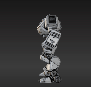 👽 Heavy Combat Mech Walker – Armored War Machine STL・ STL File for 3D ...