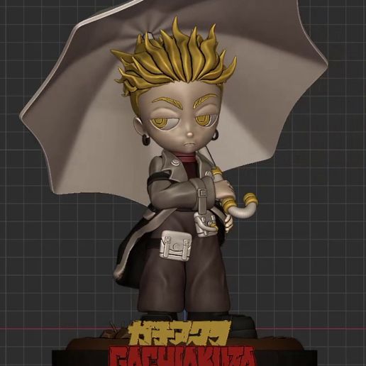 👾 PAQUETE DE PERSONAJES CHIBI DE GACHIAKUTA (RUDO, ENJIN, ZANKA, RIYO ...