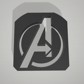 avengers symbol text