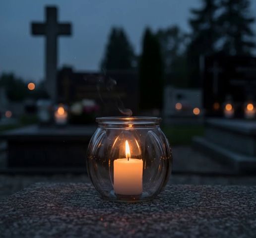 🕯️ Memorial Candle・Free OBJ File for 3D printing・Cults