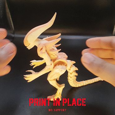 🦸 alien_girls_flexi_print_in_place・ 3D File for 3D printing・Cults