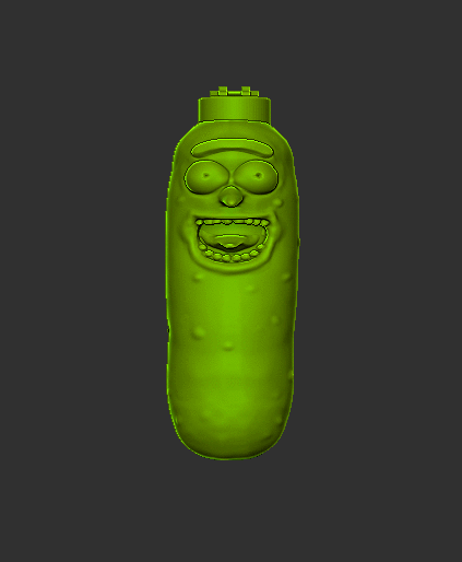 👽 CLIPPER LIGHTER CASE - PICKLE RICK・Archivo STL para Impresión 3D・Cults