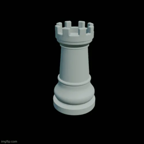 ♟️ Classic Rook Piece – Classic Tower Chess Piece 3D Print Model・ STL ...