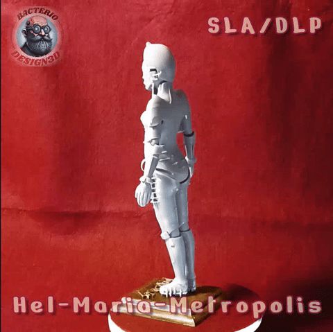 🎨 HEL - MARIA - METROPOLIS・ 3D File for 3D printing・Cults