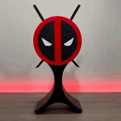 STL file Deadpool Headset Stand 🎧 (3MF)・3D print model to download・Cults