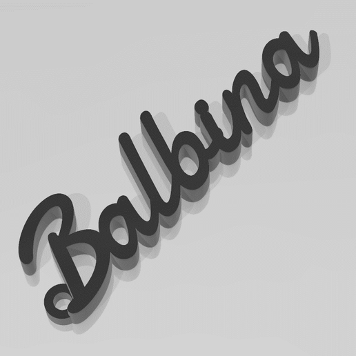 👩 Balbina・ STL File for 3D printing・Cults