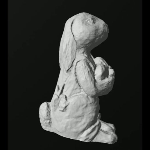 🐇 Rabbit holding heart・ STL File for 3D printing・Cults