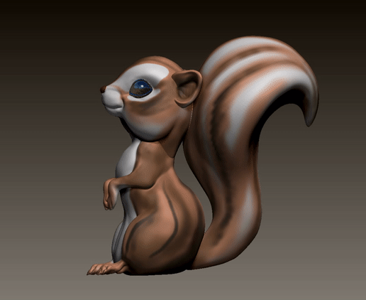 👽 one piece squirrel・ STL File for ・Cults