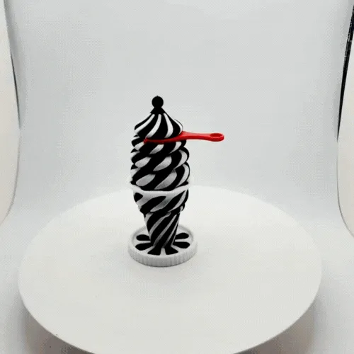 🧊 Impossible Ice Cream Cone Pass Through Toy – NO supports needed!・ 3D ...