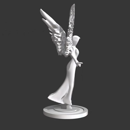 STL file Ange Mystique aux Quatre Ailes – Élégance Céleste 🗿 (OBJ)・3D ...