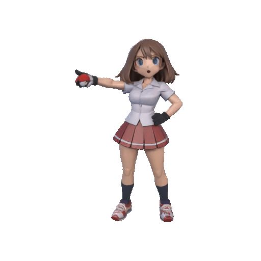 🐉 Pokemon trainer May・Free STL File for 3D printing・Cults