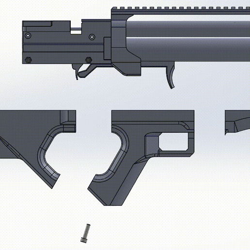 👽 Artemis Snowpeak SPA PP750 Futuristic Bullpup Stock・ STL File for 3D ...