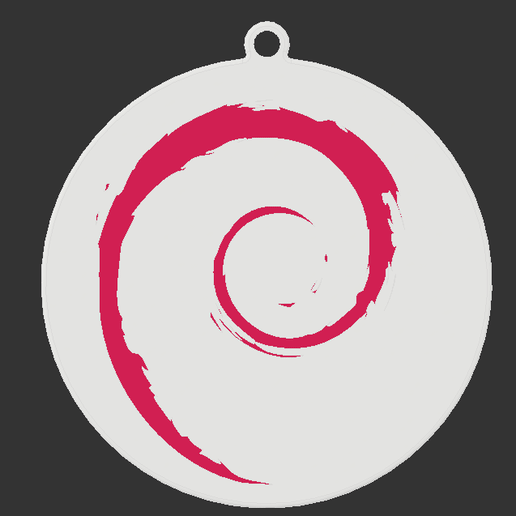 🎄 Debian - Christmas Ornament・ STL File for 3D printing・Cults